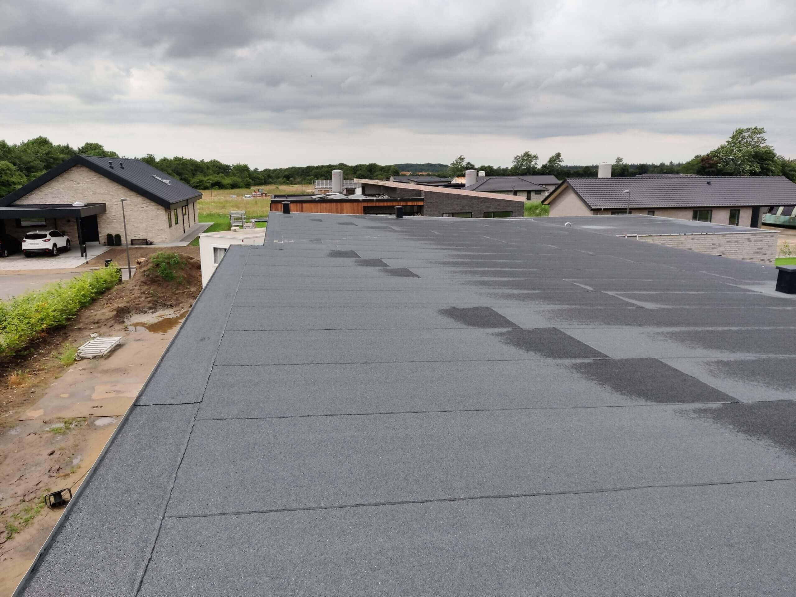 Glatdækning med tagpap - Kolding