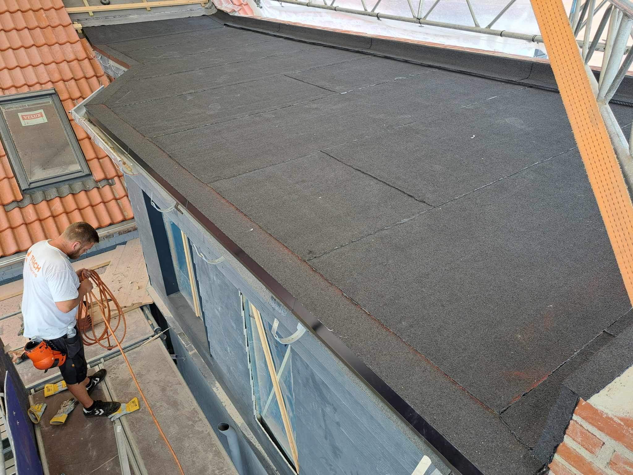 Glatdækning med tagpap - Kolding